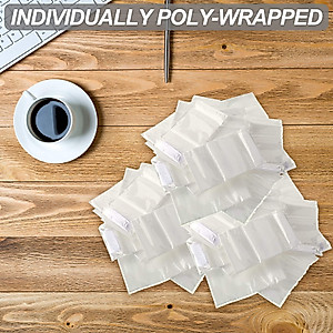 WILLBOND 200 Pieces Disposable Spa Facial Headbands Stretch Non Woven Facial Headband Skin Care Soft Hair Band with Convenient Closure for Women Salons, White