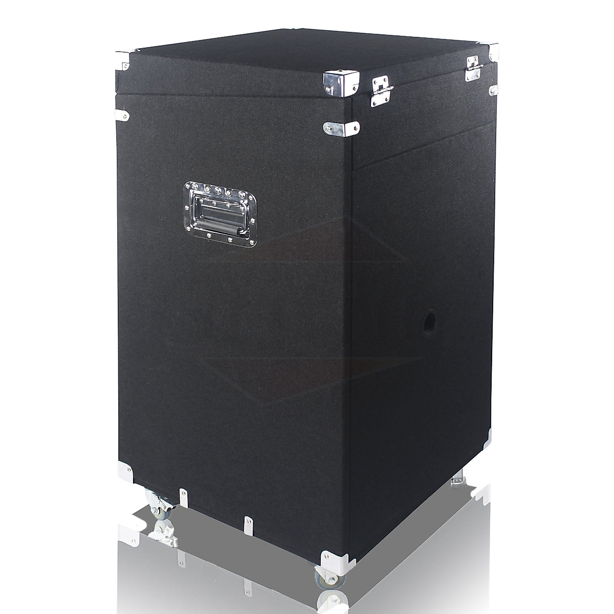 Griffin Ultimate Rackmount Studio Mixer Flight Road Case 25U Mount Space Pro-Audio Amp Cabinet Travel Trunk For Music Gear Recording Equipment | Portable DJ Sound Booth Rack Stand Carpet PA Cart