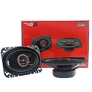 Cerwin-Vega H746 4" x 6" 30W RMS / 275W MAX 2-Way Coaxial Speakers Set of 2 - Black