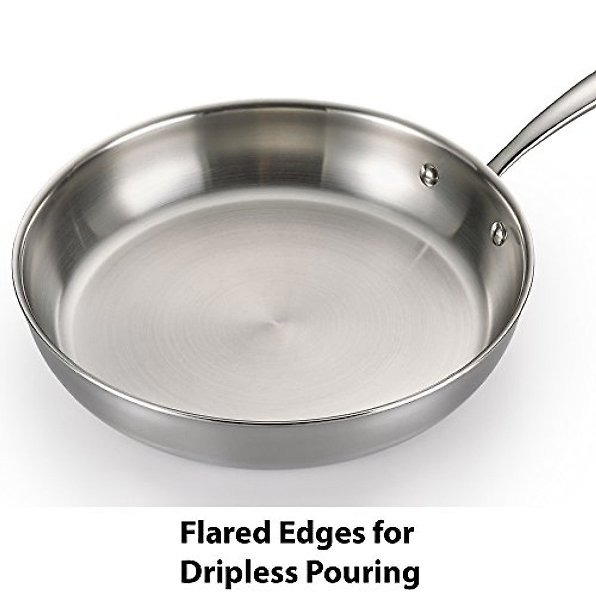 Lagostina Q940SC64 Tri-Ply Stainless Steel Multiclad Dishwasher Safe Oven Safe Metal Lid Cookware Set , 12-Piece, Silver