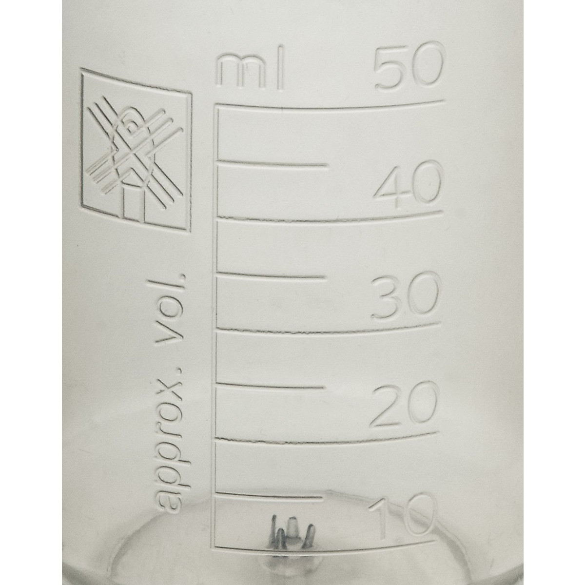 5 Piece Premium Laboratory Plastic Beaker Set, Made of High Clarity Polypropylene with Raised Graduations, 50 mL, 100 mL, 250 mL, 500 mL, and 1000 mL (Autoclavable)