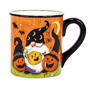 Certified International Halloween Gnomes 18 oz. Mugs, Set of 4, Multicolored