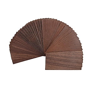 Exotic Wood Zone’s East Indian Rosewood Veneer | 200 mm x 100 mm x 0.1 mm (24 Pack)