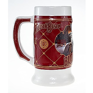 2022 Budweiser Limited Edition Collectors SERIES #43 Clydesdale Holiday Stein - Ceramic Beer Mug - Christmas Gift for Men, Father, Husband - Collectable Room Decor for Den, Man Cave, Home Bar