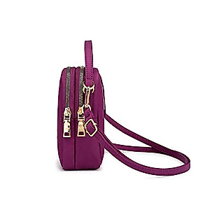 Women Girls Crossbody Bag Small Nylon Phone Purse Wristlet Handbag Wallet Pouch for Samsung Note 20 Ultra S20 Ultra S20 Plus Note 10 A10e LG Stylo 5 K51 Moto G Stylus Power G8 Power Play Plus (Blue)