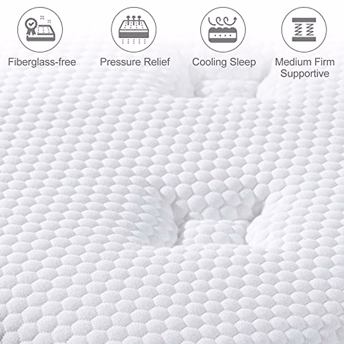 S SECRETLAND Queen Mattress, 10 Inch Cooling-Gel Memory Foam and Individually Pocket Innerspring Hybrid Mattress, Queen Bed Mattress in a Box, CertiPUR-US Certified,60”*80”, Medium Feel