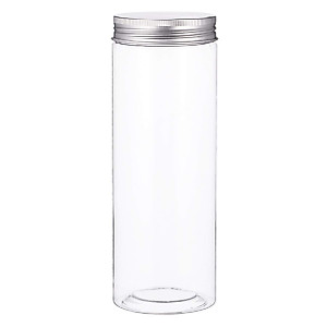 Cabilock Transparent Food Storage Jar sealing containers cereal kitchen glass containers with lids flour and sugar containers airtight rice container jars the pet transparent bottle canned