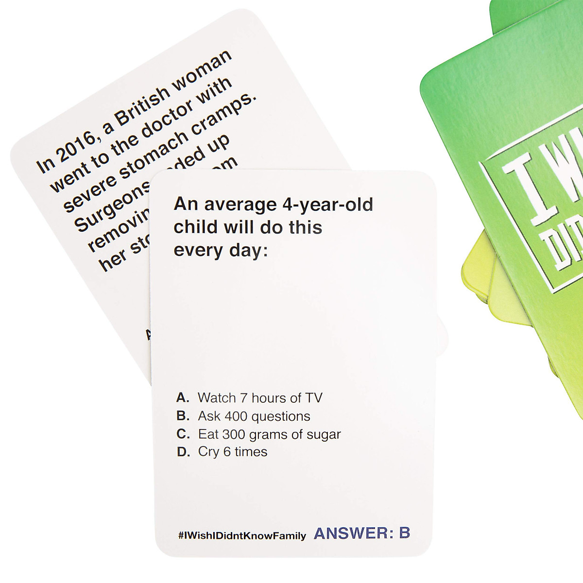 I Wish I Didn't Know! Family Edition - The Gross & Funny Trivia Game You'll Never Forget - by What Do You Meme? Family