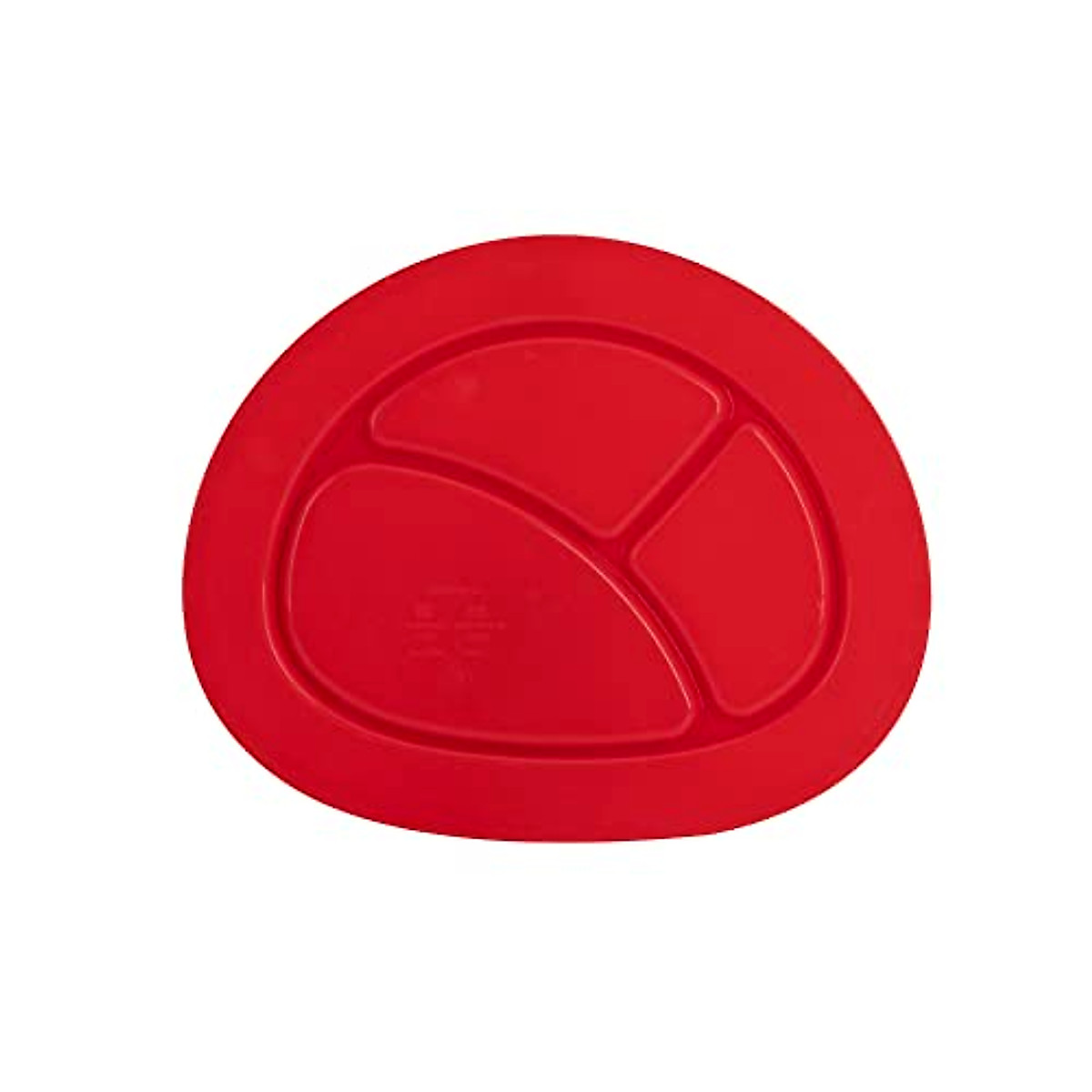 Nuby Silicone Sure Grip Miracle Mat, Fits Most High Chairs, 6 M+, Red