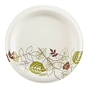 Georgia-Pacific Dixie® 8.5" Medium-Weight Paper Plates by GP PRO, Pathways®, UX9P300, 300 Count (50 Plates Per Pack, 6 Sleeves Per Case)