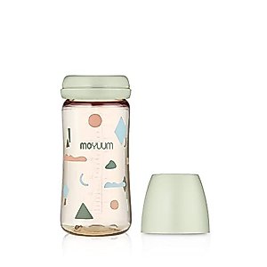 MOYUUM PPSU All in One Feeding Bottle, Cloud Edition, 9oz, Sage (No Nipple Included)