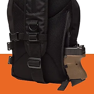 Concealed Backpack Holster for Men and Women, American Rebel Small Freedom Concealed Carry Backpack - Black/Grey