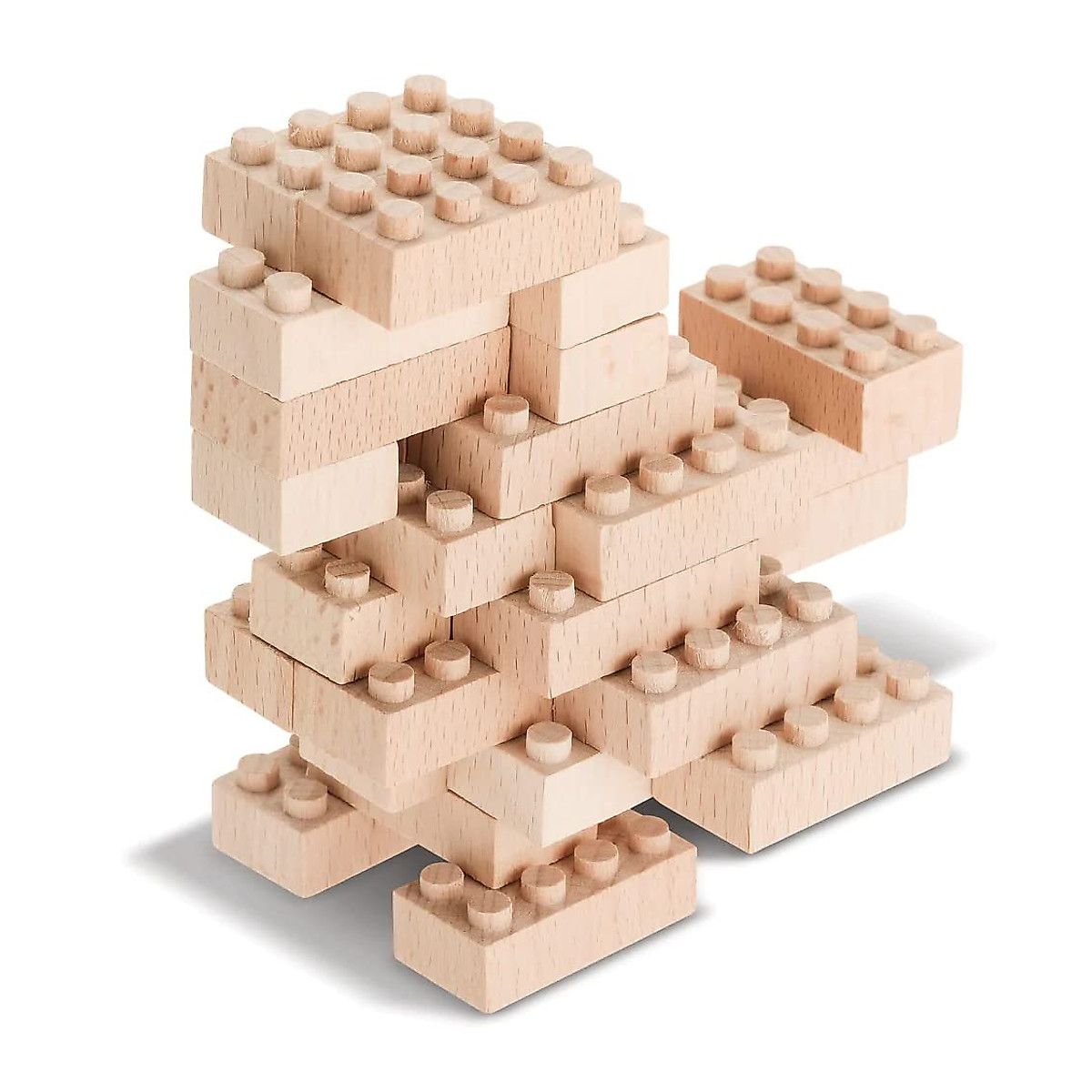 Eco-Bricks 3 in 1 Builds Bird - Earth-Friendly Kids Building Blocks - Create 3 Different Birds - Cockatiel, Toucan, Macawi