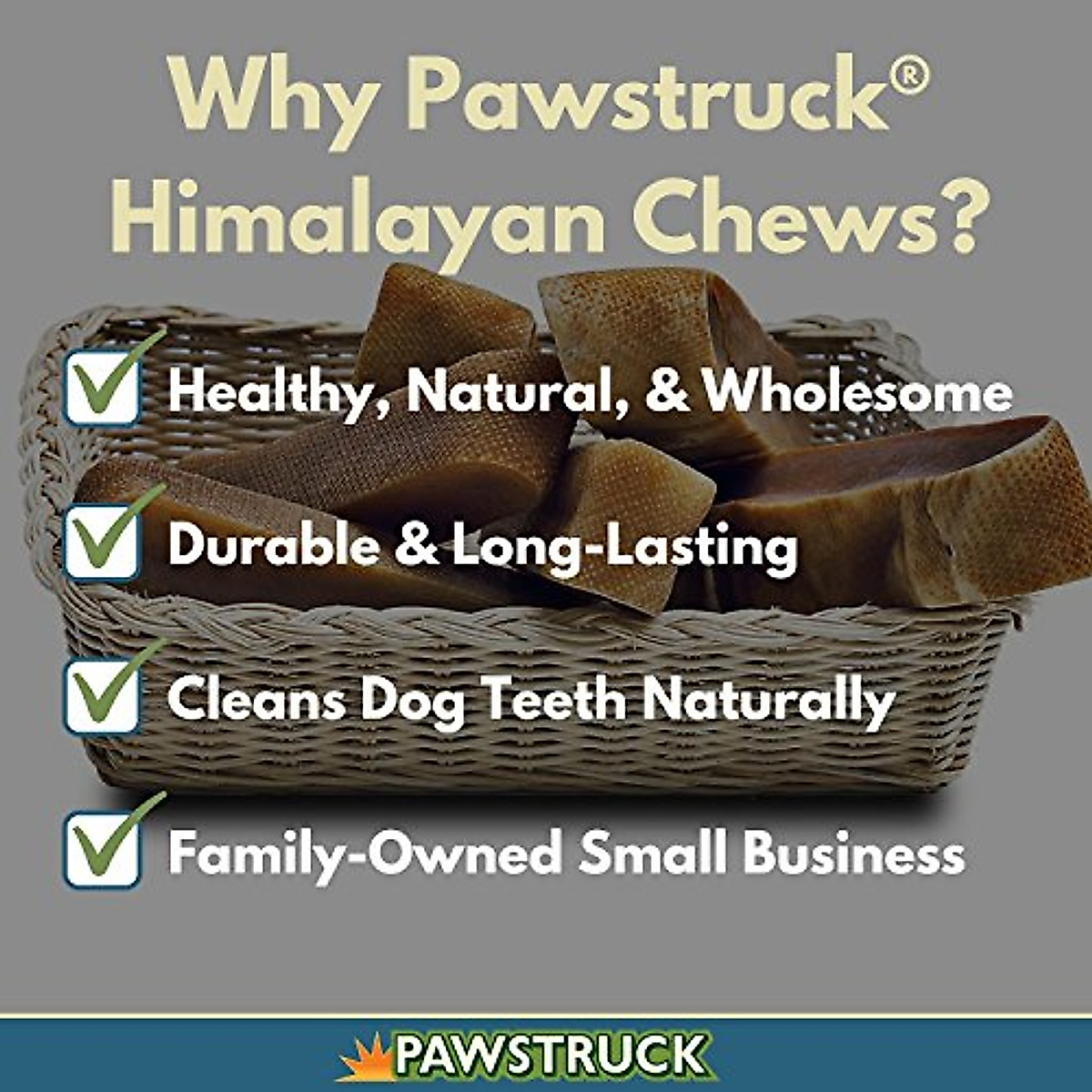 Pawstruck Monster Himalayan Yak Dog Chew Pet Food (6 to 7 oz.) Natural Yak & Cow Milk/Cheese Long-Lasting, Jumbo Treat for Dog, Best XL Thick Chew Stick, 7 Ounces