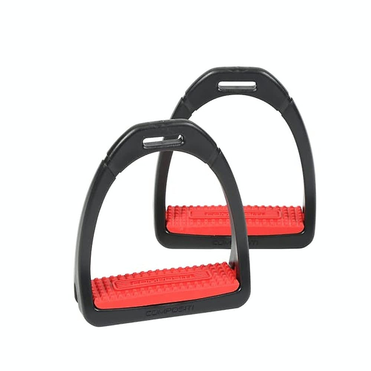 Shires COMPOSITI PREMIUM PROFILE STIRRUPS (Adults, Raspberry)