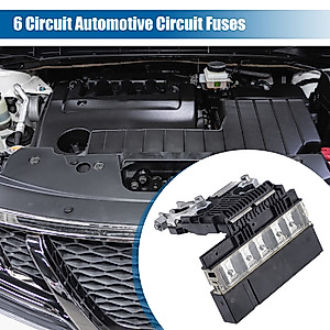 X AUTOHAUX 24380-3JA1A Multi Block Fuse for Nissan Altima Maxima Murano Pathfinder for Infiniti QX60 JX35 6 Circuit Automotive Circuit Fuses 243803JA1A