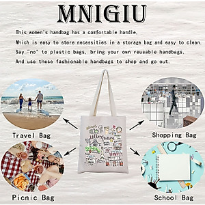 MNIGIU College Station Texas Tote Bag TX A&M Grad Gift Graduation Gift for Aggie (College TX Tote)
