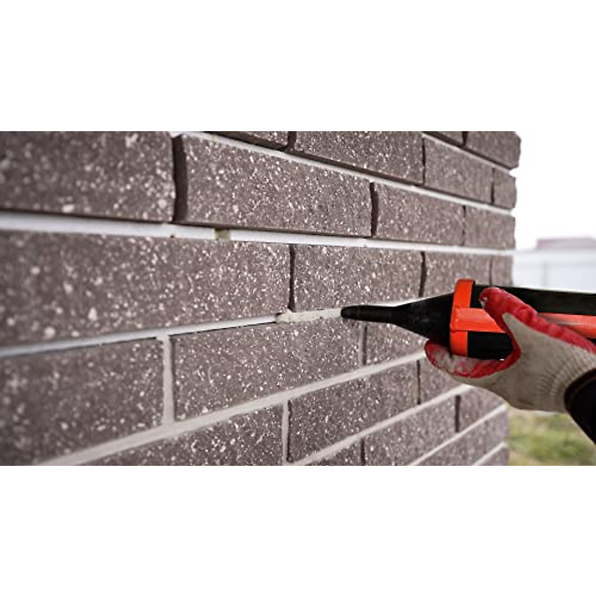 AWF PRO - Mortar Pointing Gun, 1 Quart (32 fl oz.) Capacity, 12:1 Thrust,2 Nozzles, Adjustable Pusher Plate, AWF-Pro