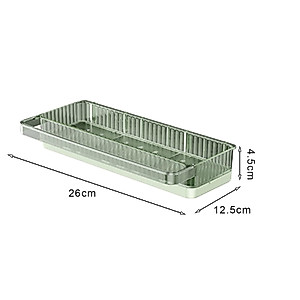 Tacarlha Wall-Mounted Kitchen Sponge Towel Rack Anti-Rust Storage Organizer Space-Saving Bathroom Shelf Multifunctional Adjustable Green