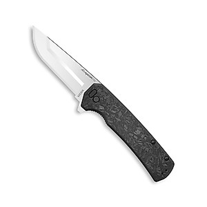 OUTDOOR EDGE RAZOR VX5 | Replaceable Blade EDC Flipper Folding Pocket Knife | 3" Blade, Ceramic Ball Bearings, Carbon Fiber Handle, Reversible Pocket Clip | Outdoor, Camping, Survival, Utility