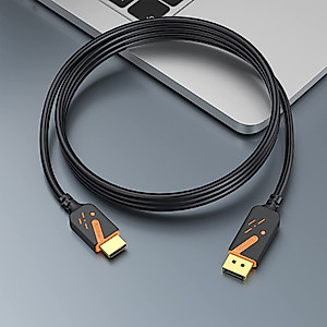 RyzzRooa DisplayPort to HDMI Cables 3FT, 2 Pack, Gold-Plated DP to HDMI Cable Adapter Male to Male FHD, Supports Video and Audio for Computer, Monitor, HDTV, Projector