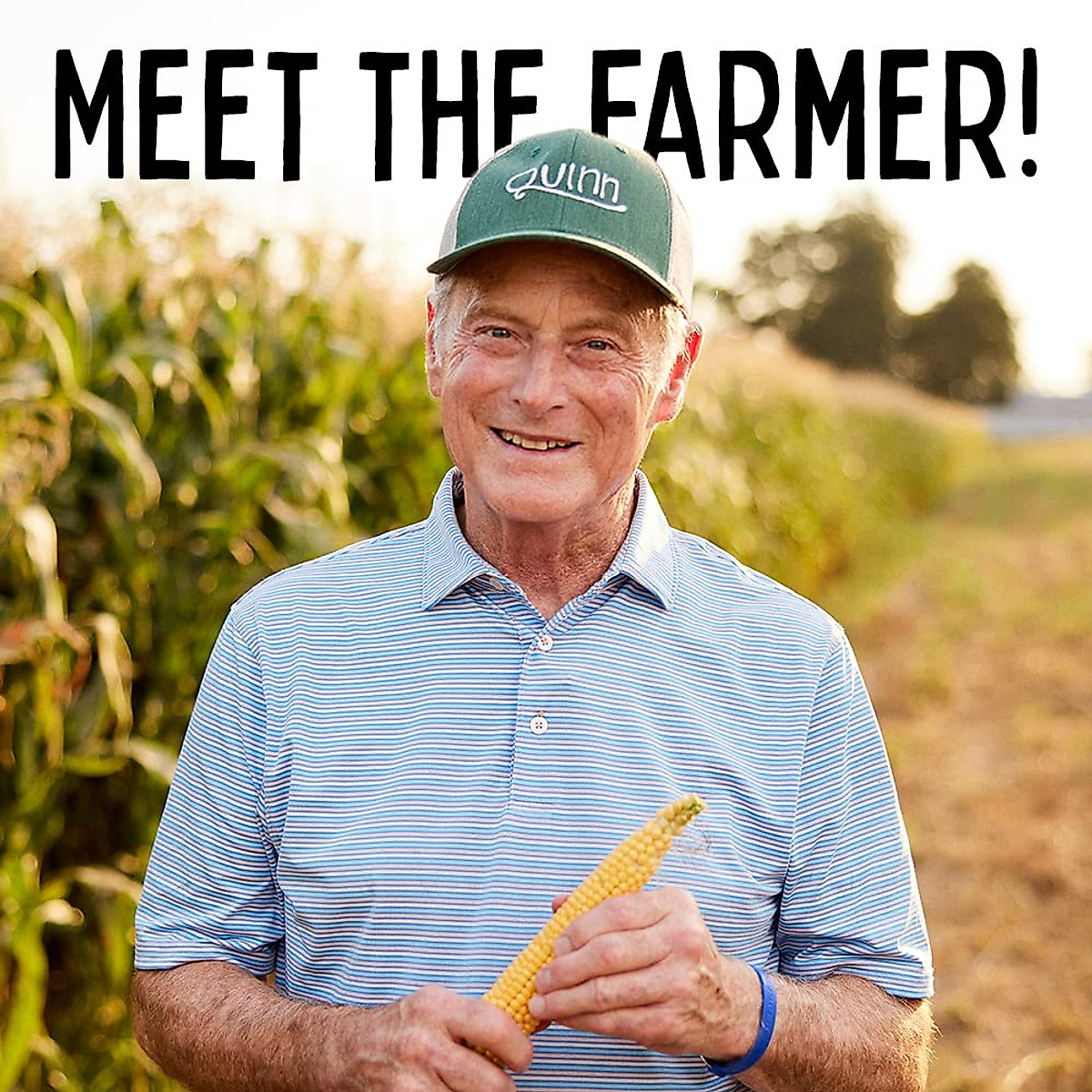 Quinn Family Farmed Gourmet Popcorn Kernels Kit, Real Butter Popcorn Seasoning (28 count) Non-GMO, Gluten Free, (1 bag)