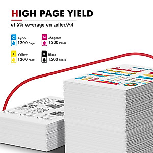 Toner Bank Compatible Toner Cartridge Replacement for Canon 054 054H CRG-054 Color ImageCLASS MF644Cdw MF642Cdw LBP622Cdw MF641Cw MF644 Printer Ink (Black Cyan Magenta Yellow, 4-Pack)