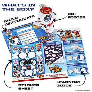 Paw Patrol Marshall Robotic Build-A-Bot Toy: Ages 4+ for Boys & Girls - Ideal Easter Gift!