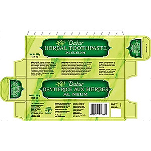 Dabur Toothpaste (Neem, 200 gm)