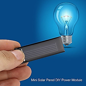 Solar Panel Board, 10pcs 0.5v 100ma Polycrystalline Solar Panel, for Power Supply of Small Household Solar Lighting System Outdoor Lamp Lighting