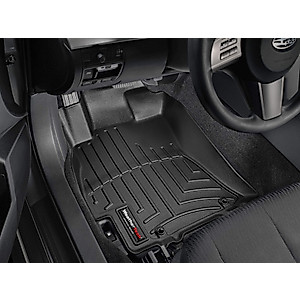 WeatherTech Custom Fit FloorLiners for Subaru Outback, Legacy - 1st Row (442591), Black