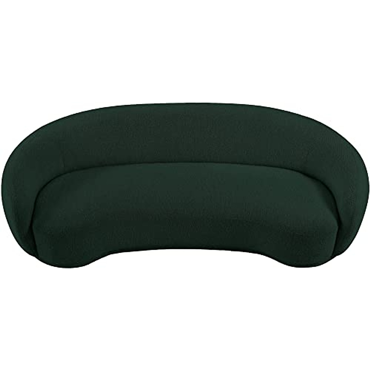 Meridian Furniture 693Green-S Hyde Collection Modern | Contemporary Boucle Fabric Upholstered Sofa, Green, 89.5" W x 38" D x 27.5" H