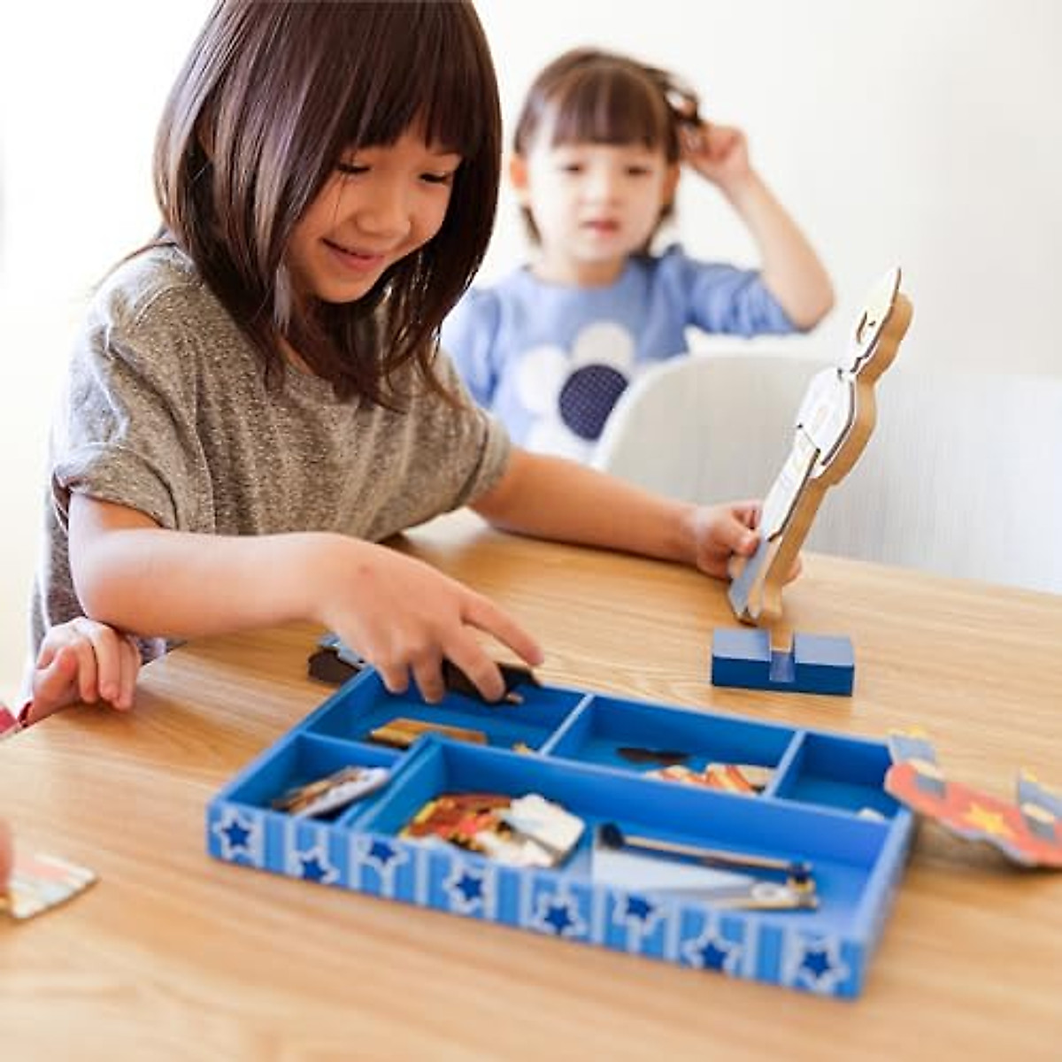 Melissa & Doug Joey Magnetic Wooden Dress-Up Pretend Play Set (25+ pcs) for Toddlers and Preschoolers Ages 3+