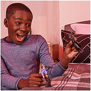 DC Comics, Batman 10cm Action Figure with 3 Accessories and Mystery Card, The Batman Movie Collectible Kids Toys for Boys and Girls Ages 3 and up