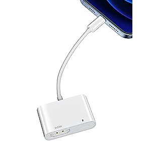 Lightning to HDMI Adapter for Apple - iPhone/iPad/iPod to TV, 1080P HD Digital AV Adapter , Audio Sync Screen Converter with Charging Port Adapter to Projector/Monitor