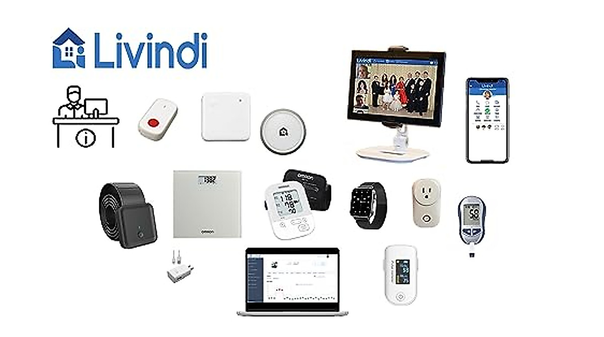 Livindi Studio Senior Monitoring System with 10-inch Tablet