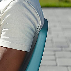 Step2 Flip Seat – Capri – Foldable, Portable Seat Stays in Place on Edges of Pools, Docks and Tailgates – Ideal for Pool Edge, Beach, Tailgating, Camping, Back Support While Sitting on Floor and More