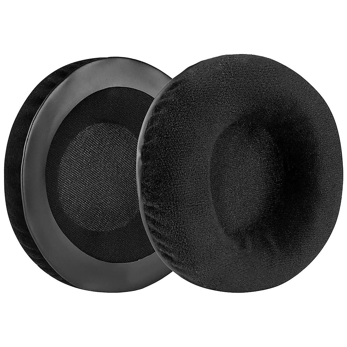 Geekria Comfort Velour Replacement Ear Pads for Sony MDR-V700DJ, MDR-Z700, MDR-V500DJ Headphones Ear Cushions, Headset Earpads, Ear Cups Cover Repair Parts (Black)