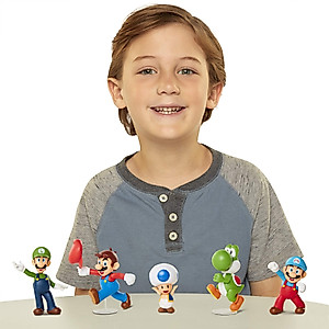 Super Mario Action Figure 2.5 Inch Running Yoshi Collectible Toy