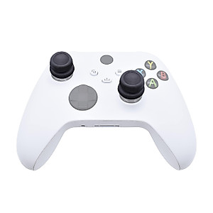 Setex Gecko Grip, 2 High Rise Thumbstick Grip Covers, for PlayStation PS5, PS4, Xbox One, Switch Pro, Steam Deck, Anti-Slip Microstructured Analog Stick Thumb Grips, Black, Covers Only