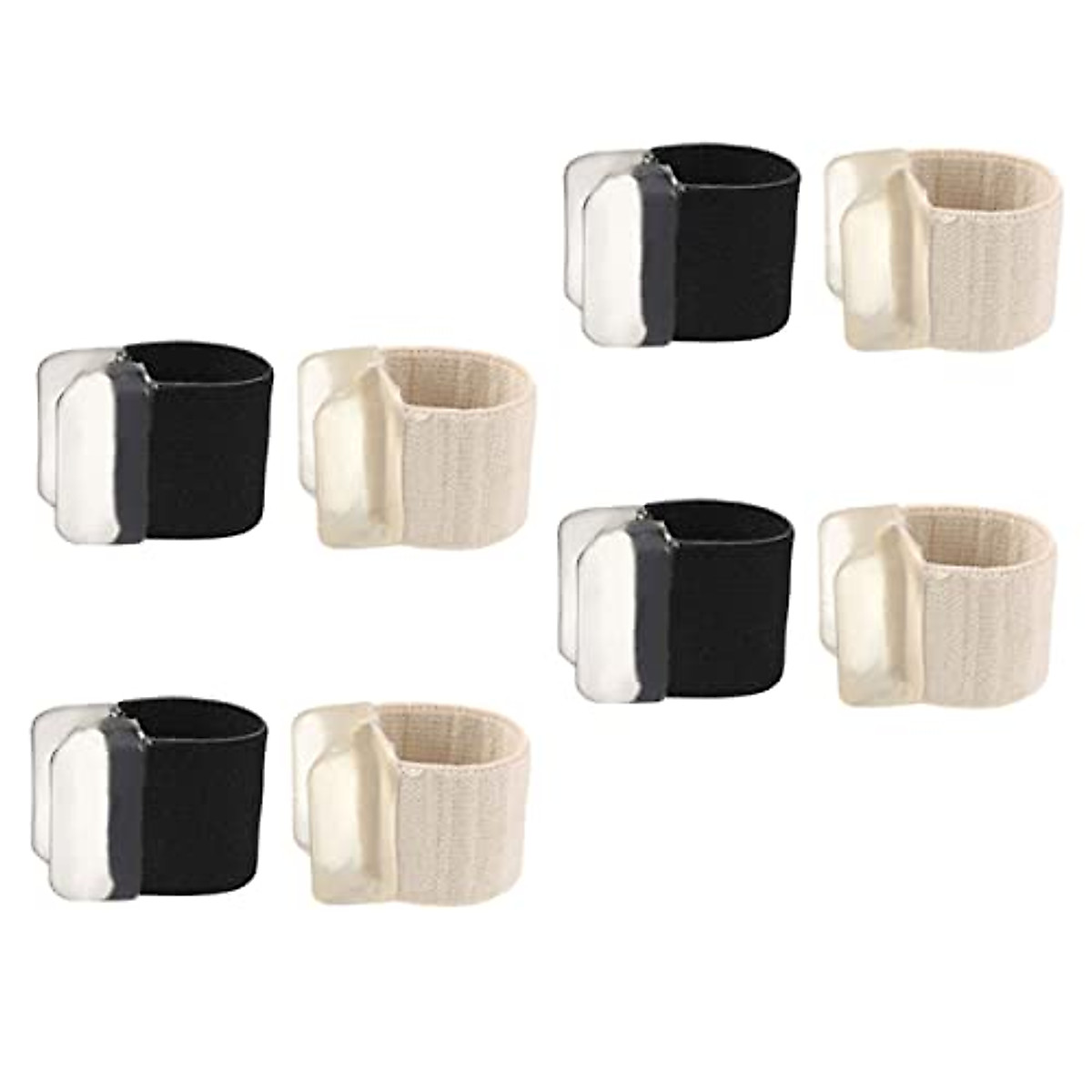 Healeved 20 Pairs Separator Reusable Correct Bunion Relief Protector Hammer Straightener Mens Gel Night Splint Premium Bunion Socks for Women Man Sebs