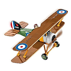 COBI Historical Collection Great War Sopwith F.1 Camel Plane, Multicolor, 175 pieces