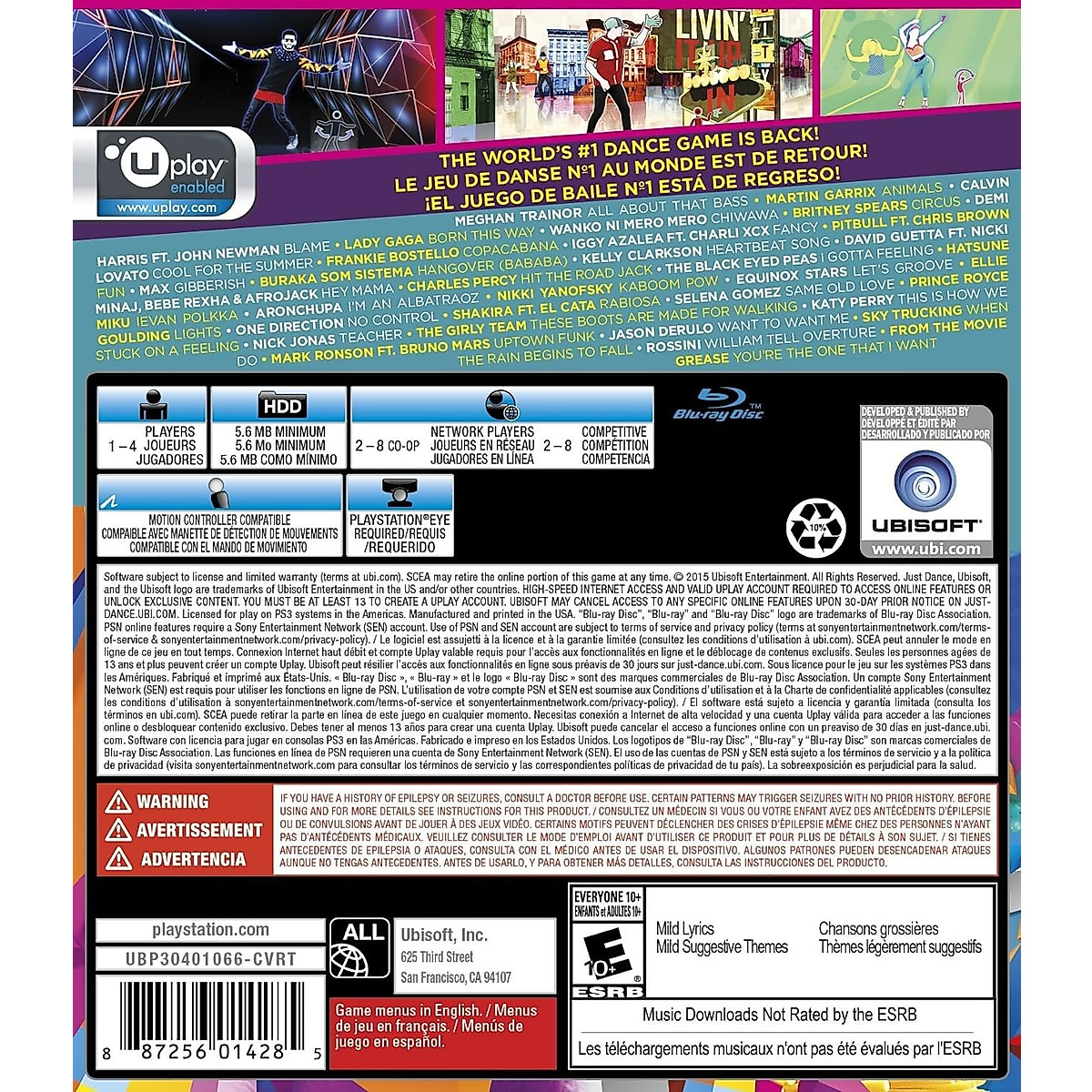 Just Dance 2016 - PlayStation 3