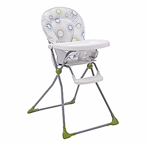 Delta Children EZ-Fold High Chair for Babies and Toddlers - Compact High Chair with Adjustable Tray, Starburst