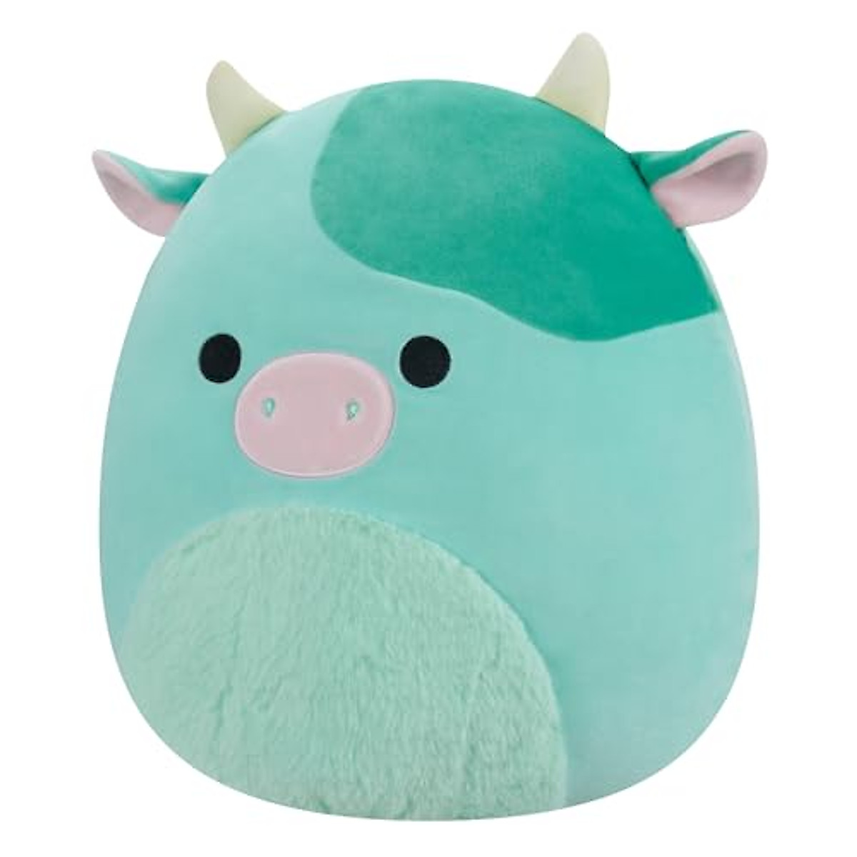 Squishmallows Original 14-Inch Seamus Green Cow with Fuzzy Belly - Large Ultrasoft Official Jazwares Plush