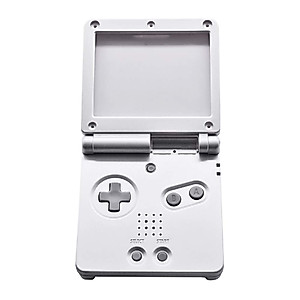 Meijunter Replacement Full Housing Shell Cover Case Repair Parts Set w/Lens&Screwdriver for Nintendo Gameboy Advance SP GBA SP Console