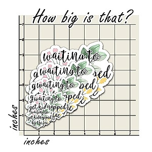 Miraki Waiting To Get Kidnapped By The Fae Sticker, Fantasy Book Sticker, Reading Sticker, Bookish Sticker, Water Assitant Die-Cut Funny Decals for Laptop, Phone, Guitar, Water Bottles, Kindle Sticker