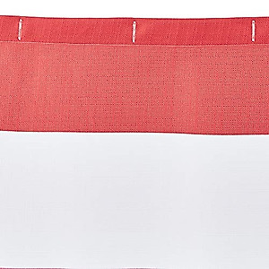 Amazon Basics Fun and Playful Rainbow Banded Stripe Printed Pattern Microfiber Bathroom Shower Curtain - Rainbow Banded Stripe, 72 Inch