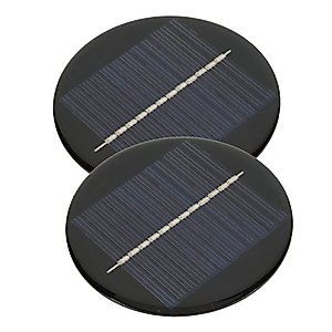 6V Solar Panel Waterproof Circular Solar Panel for Home Outdoor Use