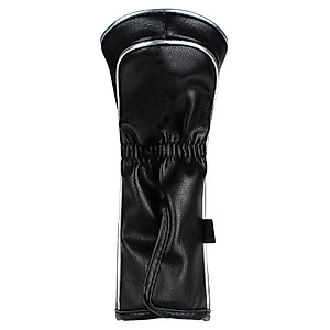 Andux Golf Club Wood Head Covers 460CC Driver Covers with Hook&Loop and Long Neck Blue